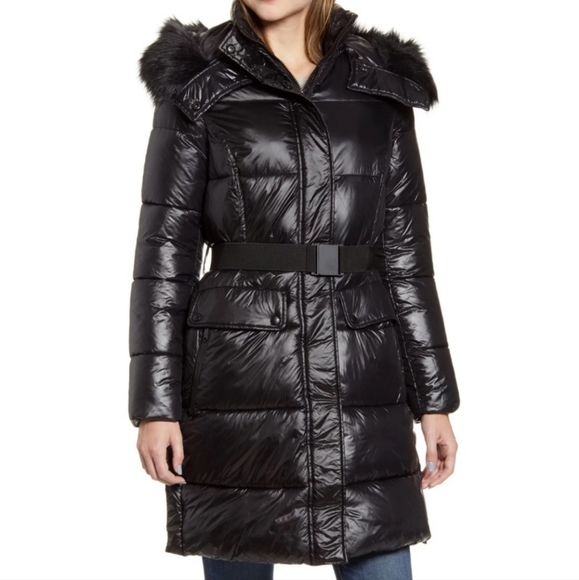 Sam Edelman | Jackets & Coats | Sam Edelman Womens Hooded Long Puffer ...